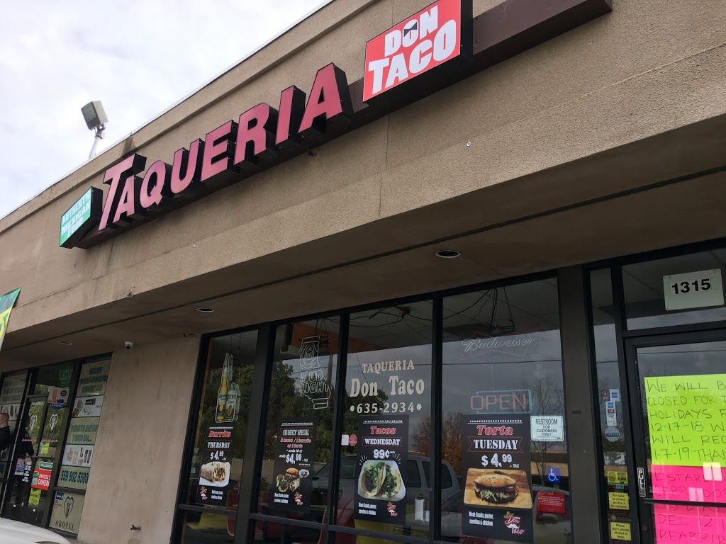 Order Online Mexican Food - Taqueria Don Taco | Visalia, California